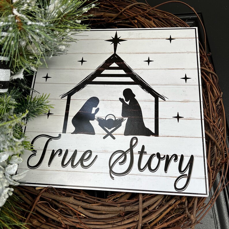 Christmas Cardinal Grapevine Wreath for Front Door, Nativity Door Decor ... Christmas Cardinal Grapevine Wreath for Front Door, Nativity Door Decor ...