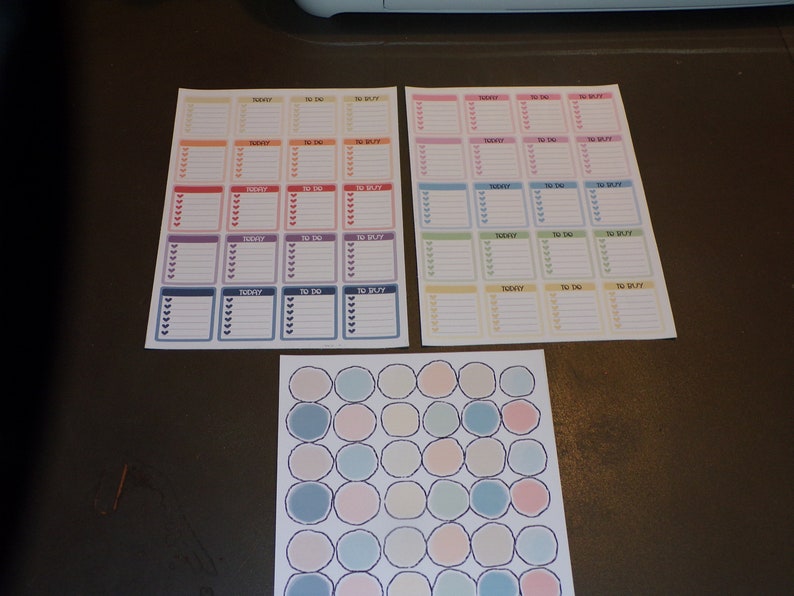 Planner Checklist Sticker Blank To-do Today to Buy List - Etsy