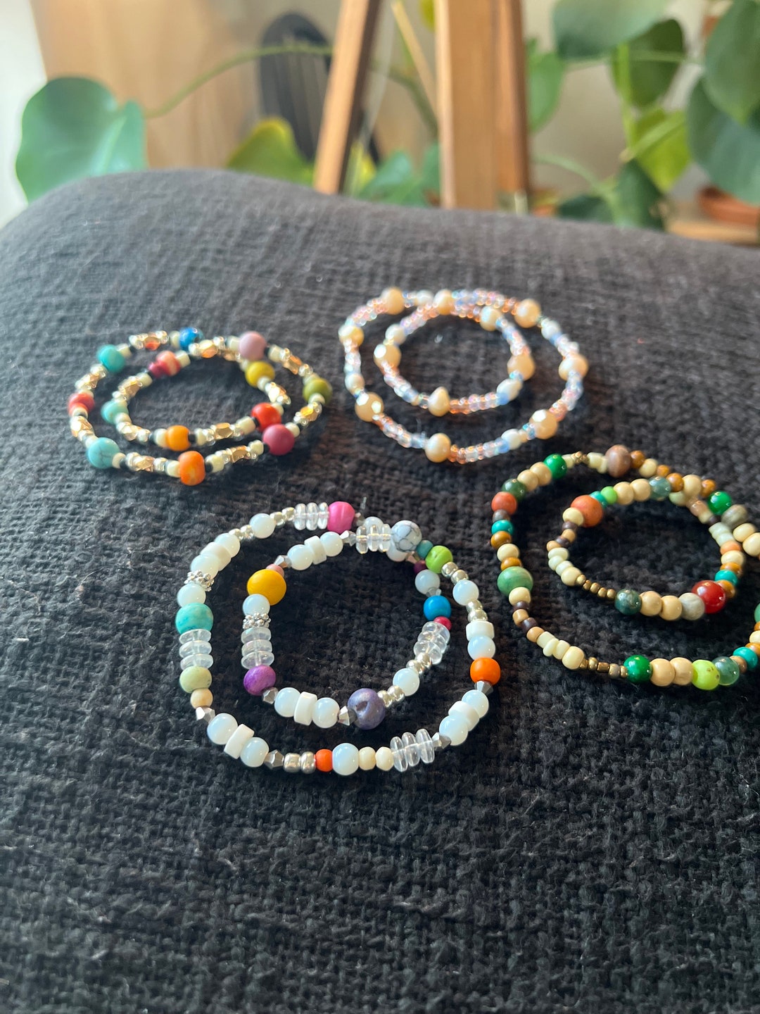 Double-stranded “epcot” Beaded Bracelet | Disney Parks - Etsy