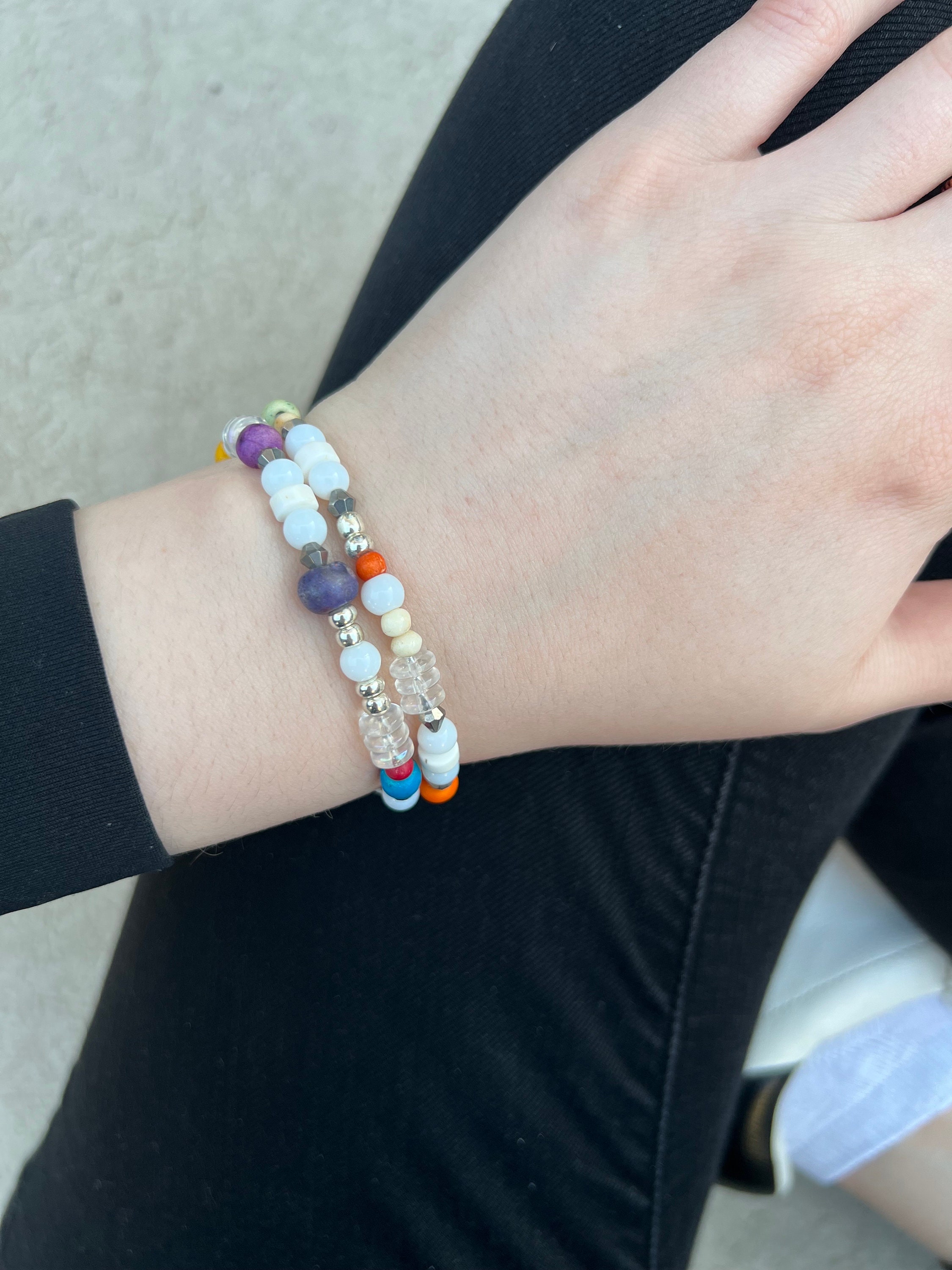 Double-stranded “epcot” Beaded Bracelet | Disney Parks - Etsy