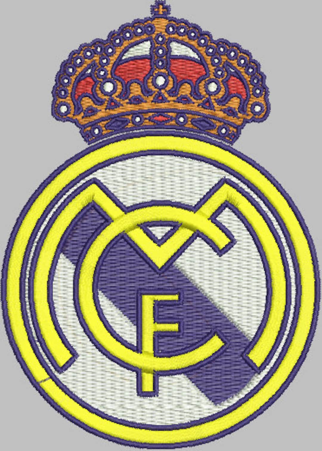 Real Madrid FC Embroidery Design digital for Machine - Etsy
