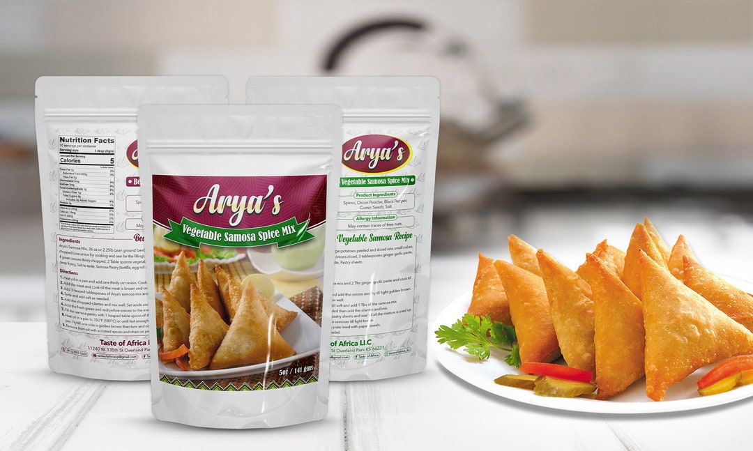 Arya's Vegetable Samosa Spice Mix - Etsy