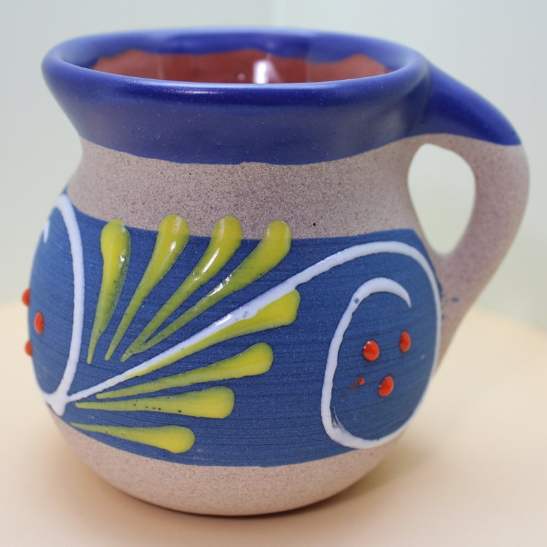 Mexican Mugs Set Mexican Jars Decorated Jarrito 16 Oz Coffe - Etsy