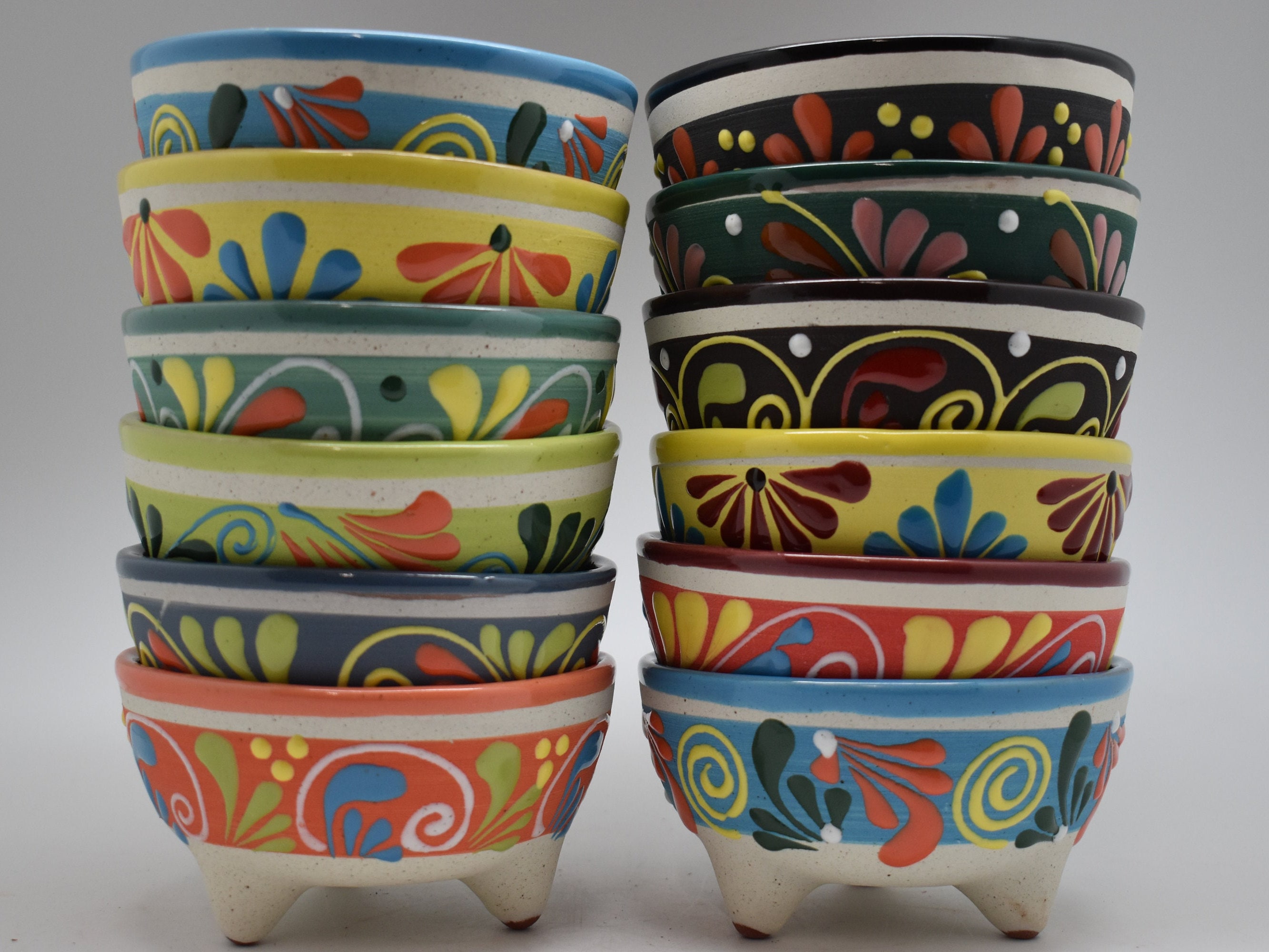 Molcajete Mexican Molcajete Bowl Decorated Molcajete - Etsy