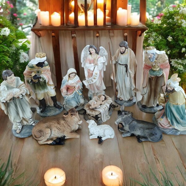 Nativity Set Resin - Etsy