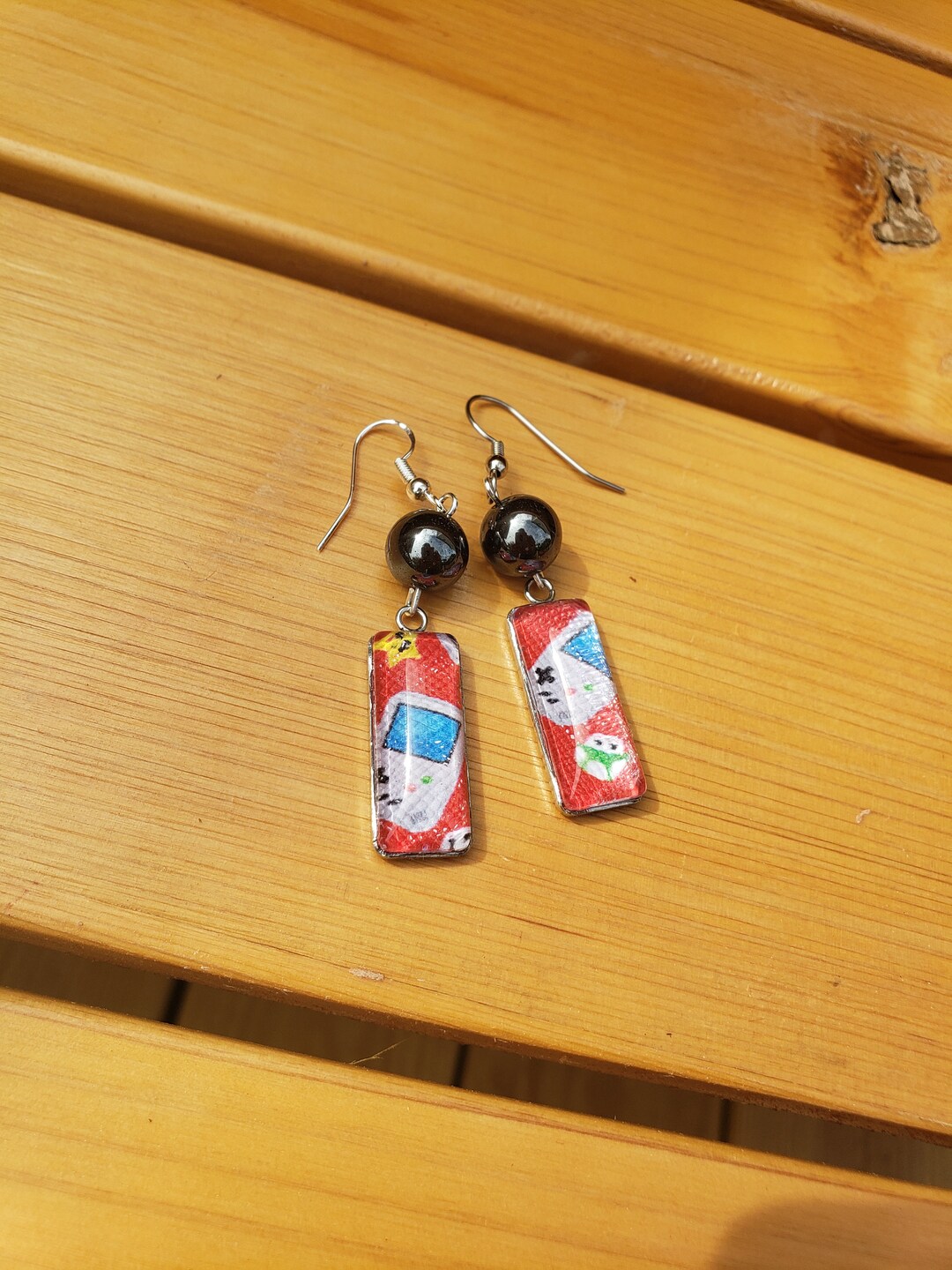 Video Game Earrings, Sterling Silver Jewelry, Handmade, Womens ...