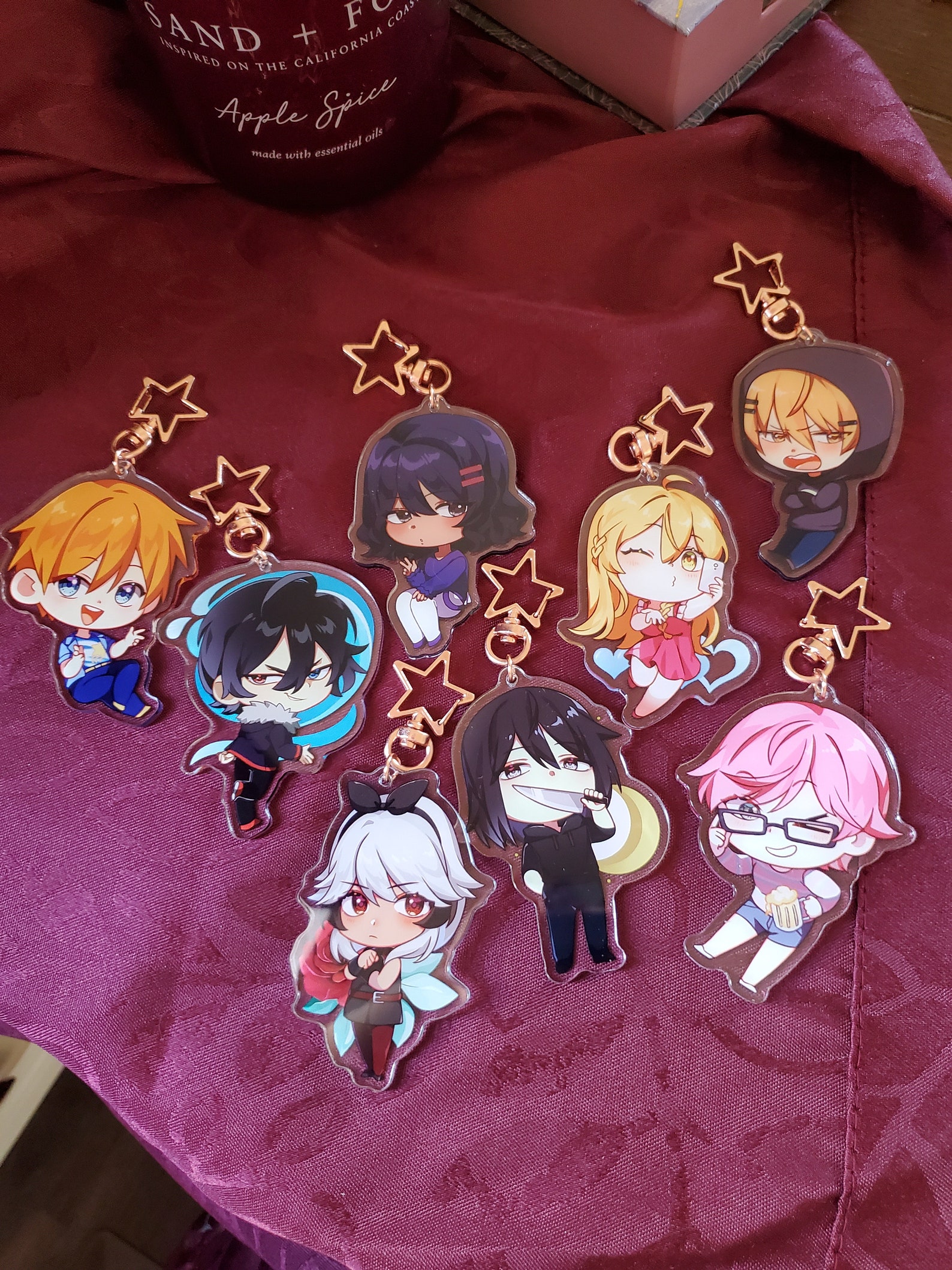 Heart Fragment Chibi Charms Double-sided 3 Inches Acrylic - Etsy