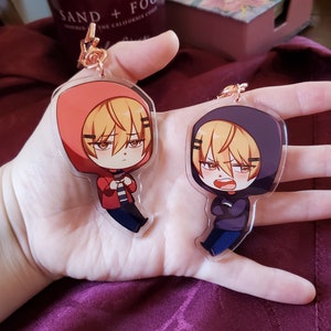 Heart Fragment Chibi Charms Double-sided 3 Inches Acrylic Keychains ...