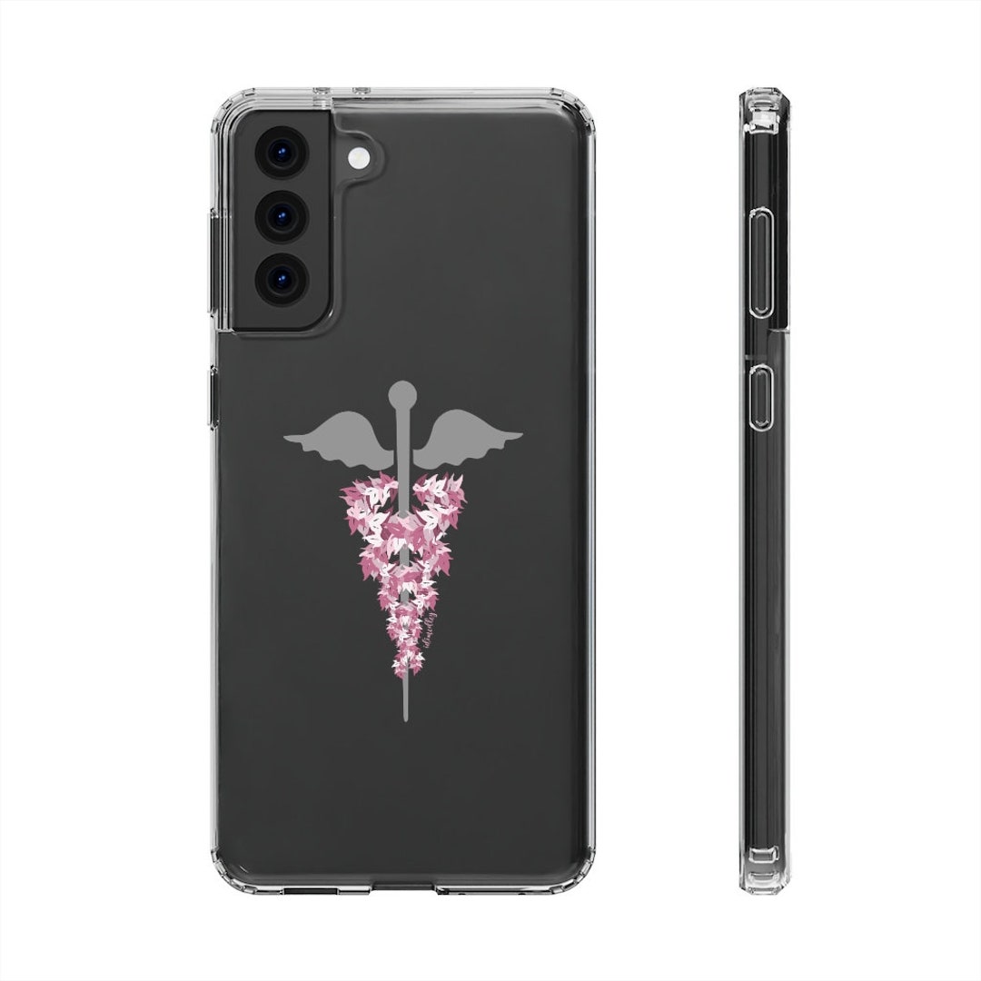Caduceus Pink Medical Symbol With Maile Lei CLEAR iPhone 11 12 - Etsy
