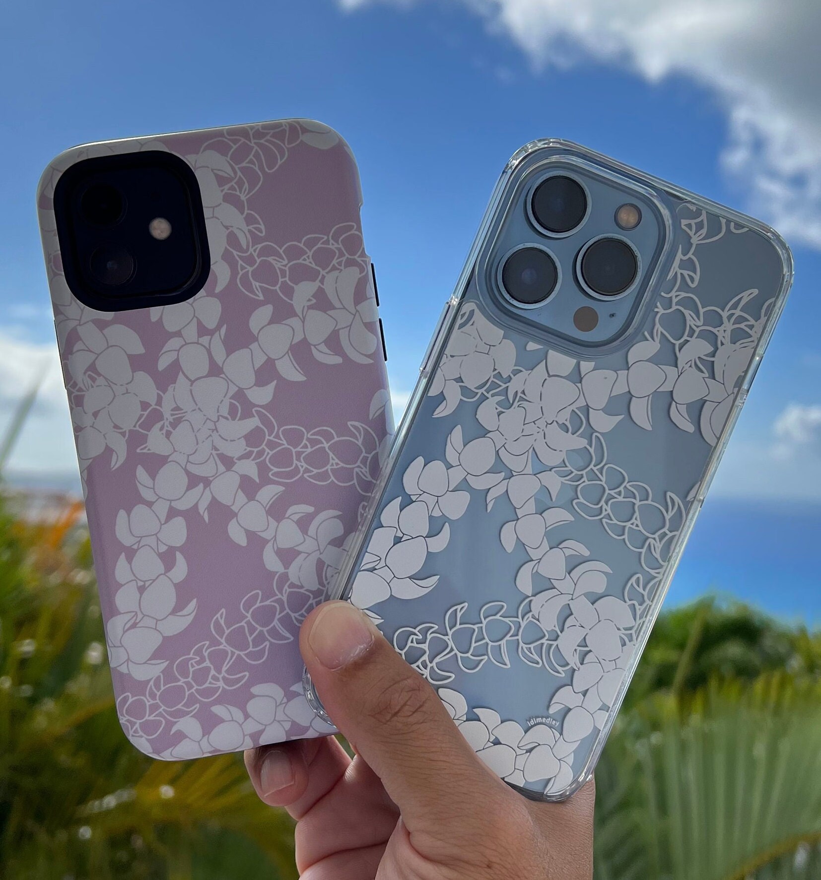 Puakenikeni Lei pinky Periwinkle iPhone 11 12 13 Pro Max - Etsy