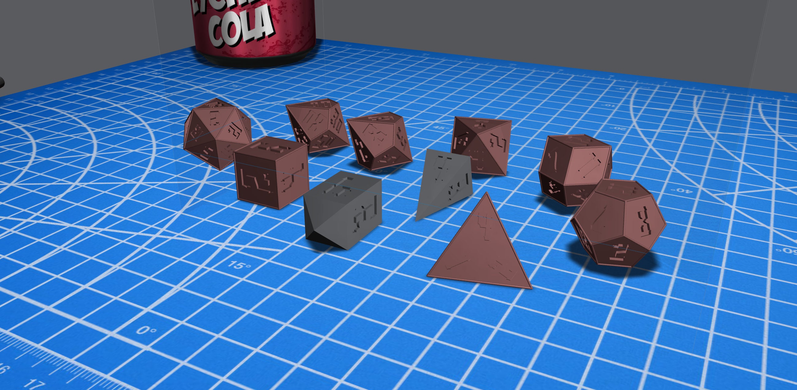 Master Dice Digital STL File Download for 3d Printing - Dice Set #2 ...