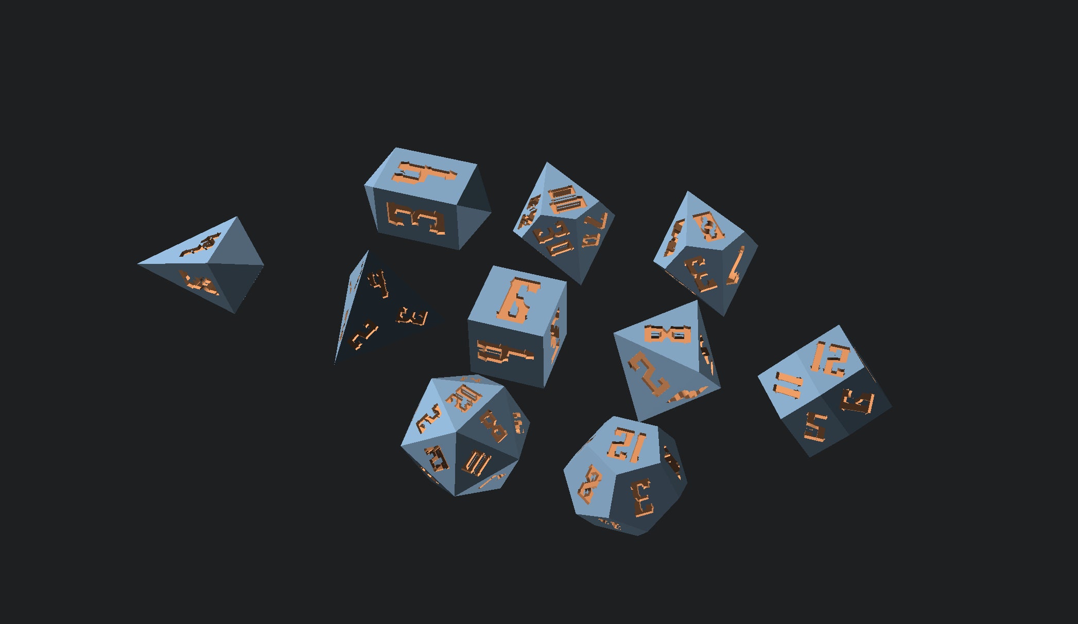 Master Dice Digital STL File Download for 3d Printing - Dice Set #1 ...