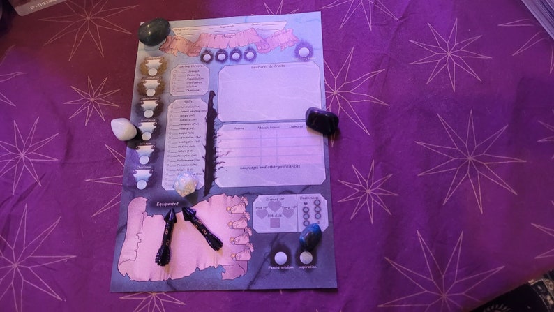 Hexblade Warlock Character Sheet D&D 5e - Etsy Singapore