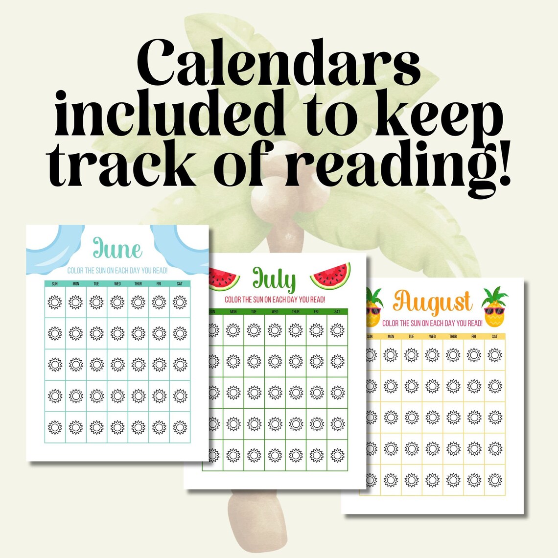 Printable Kids Summer Reading Journal Log Book Tracker Book Review ...