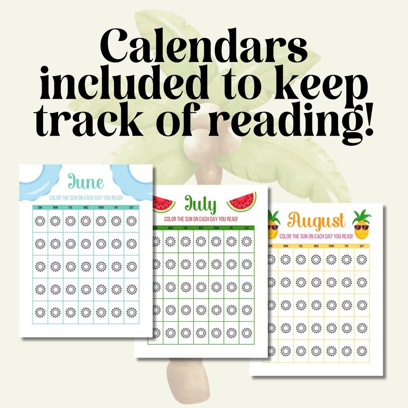 Printable Kids Summer Reading Journal Log Book Tracker Book Review ...