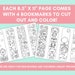 20 Printable Bookmarks for Kids to Color Library Activity for Kids ...
