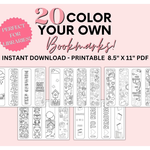 Bookmarks for Kids - Etsy