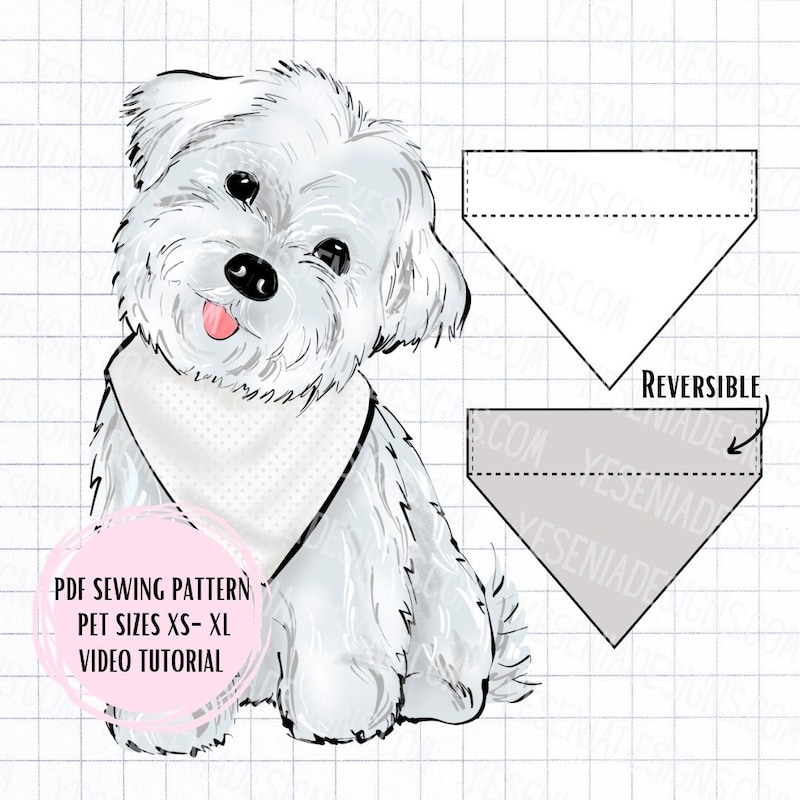 Dog Bandanas Printable - Etsy