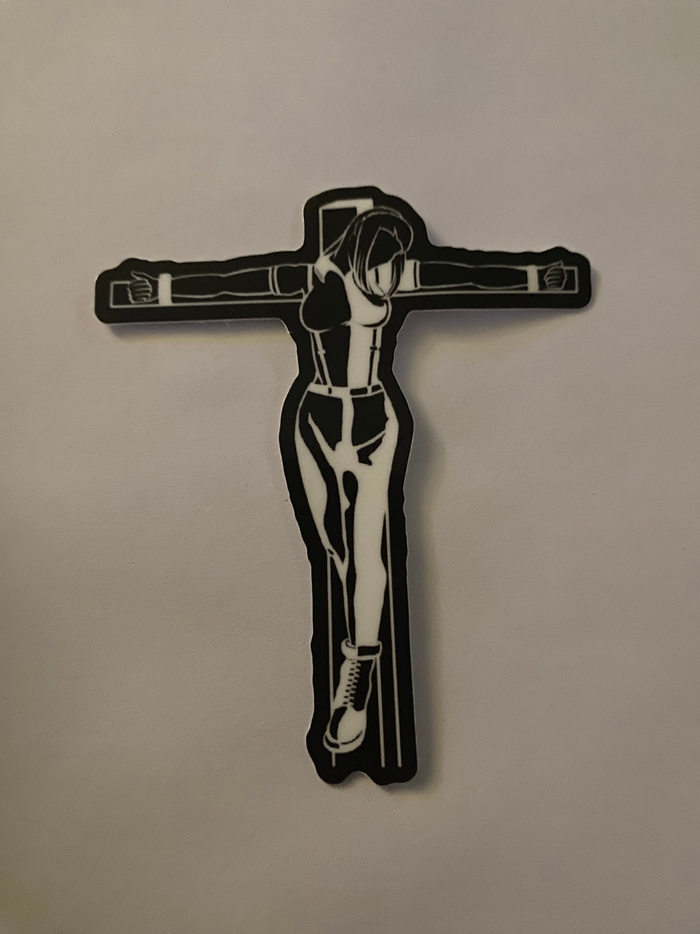 Crucified Skinbyrd Sticker - Etsy
