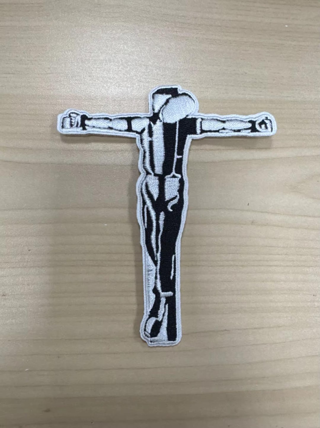 4 Inch Crucified Skinhead Patch - Etsy