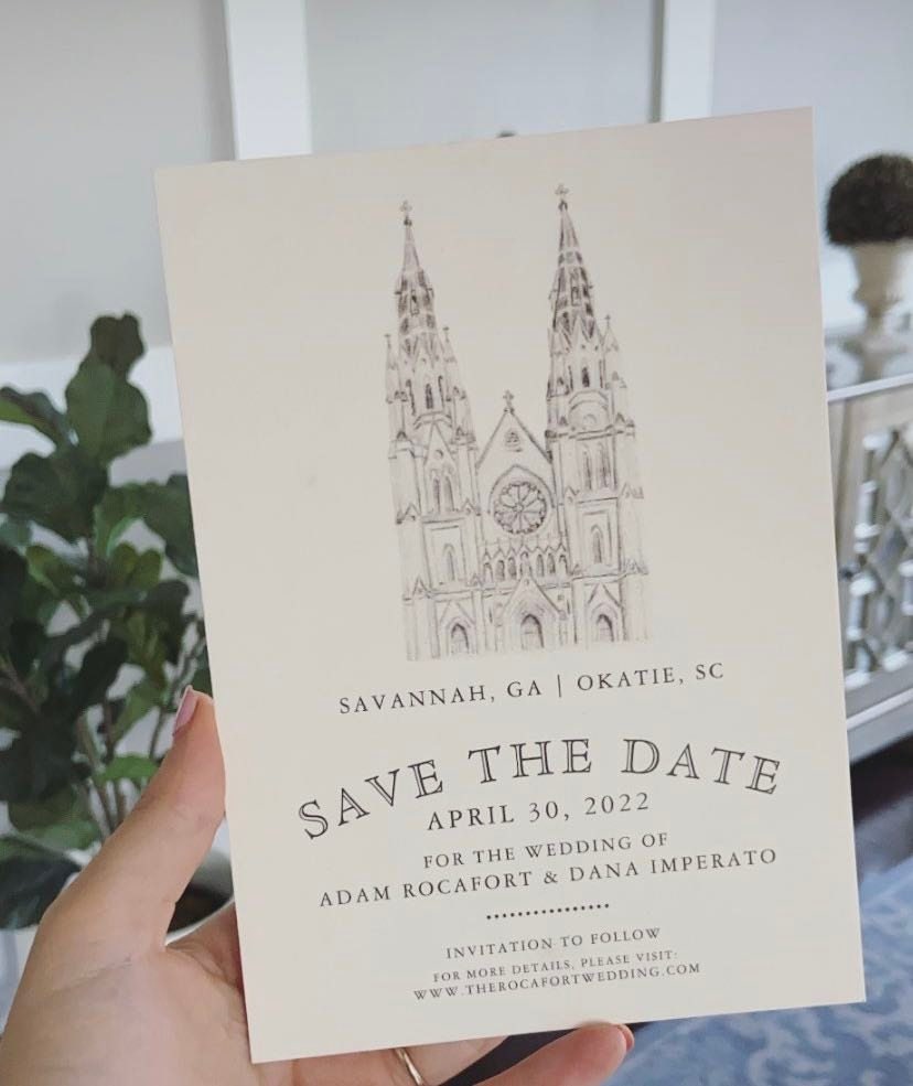 Custom Hand Drawn Venue Sketch | Venue Illustration | Church ...