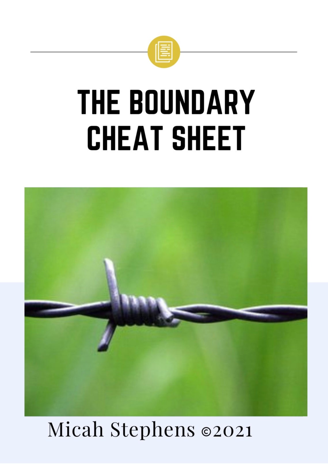 The Boundary Cheat Sheet A List of Exactly What to Say to Set and ...