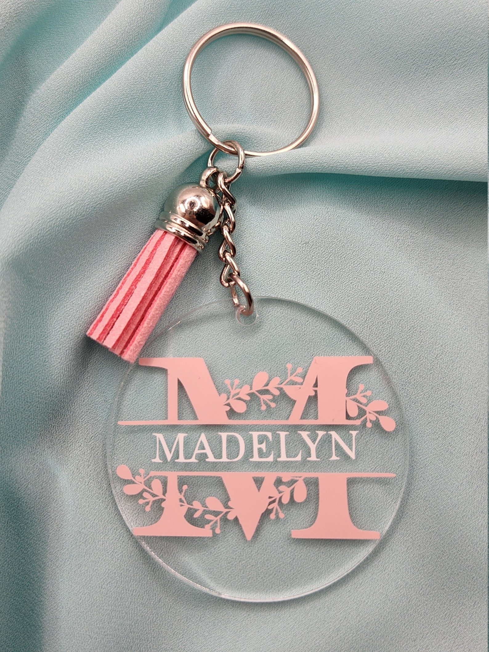 Personalized Keychain, Name Keychain, Monogram Keychain, Birthday Gift ...