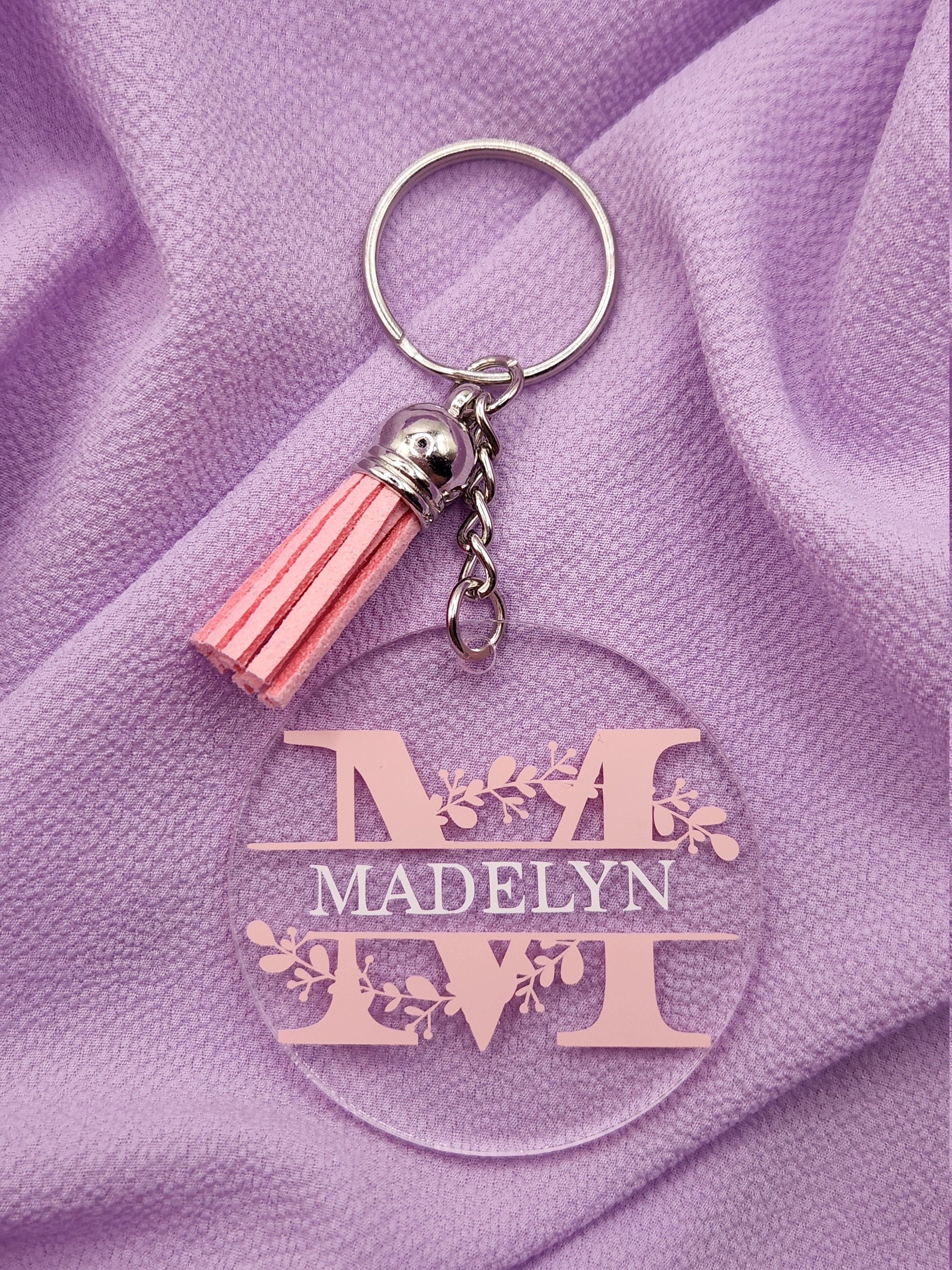 Personalized Keychain, Name Keychain, Monogram Keychain, Birthday Gift ...