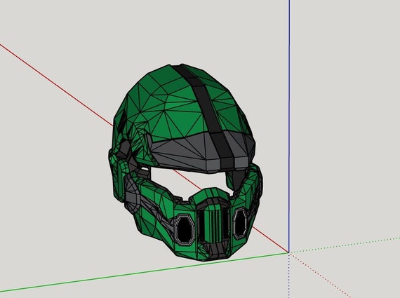 Fred 104 Halo Helmet Model - Etsy