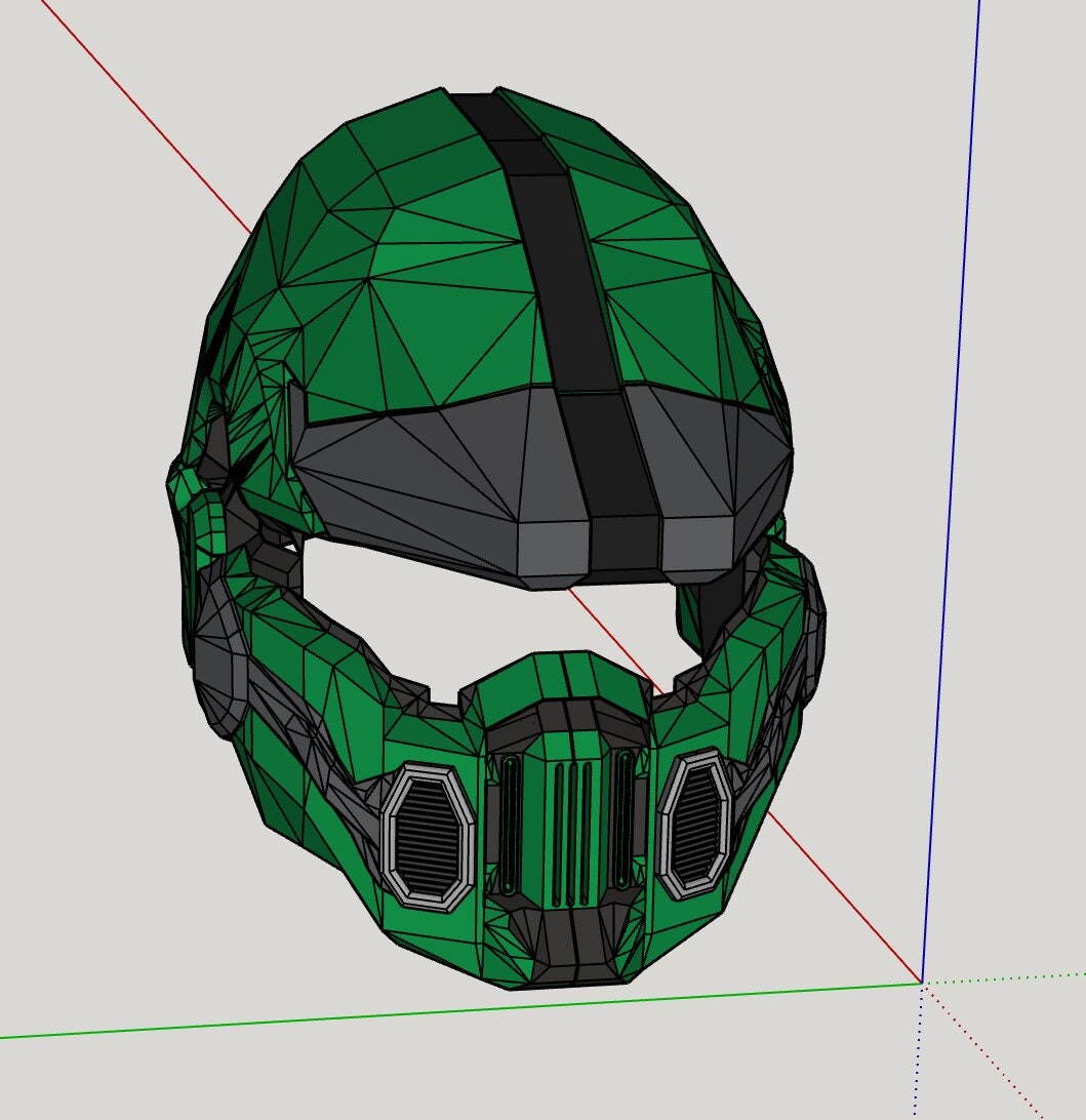Fred 104 Halo Helmet Model - Etsy