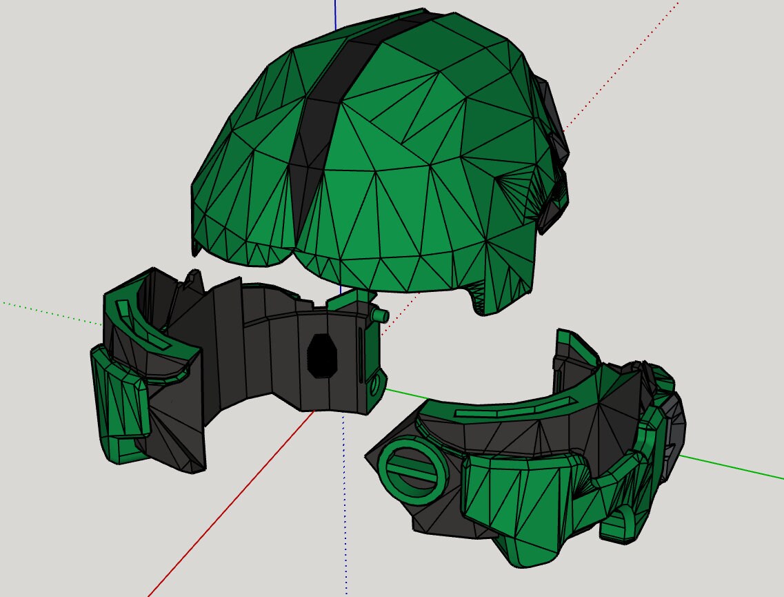 Fred 104 Halo Helmet Model - Etsy