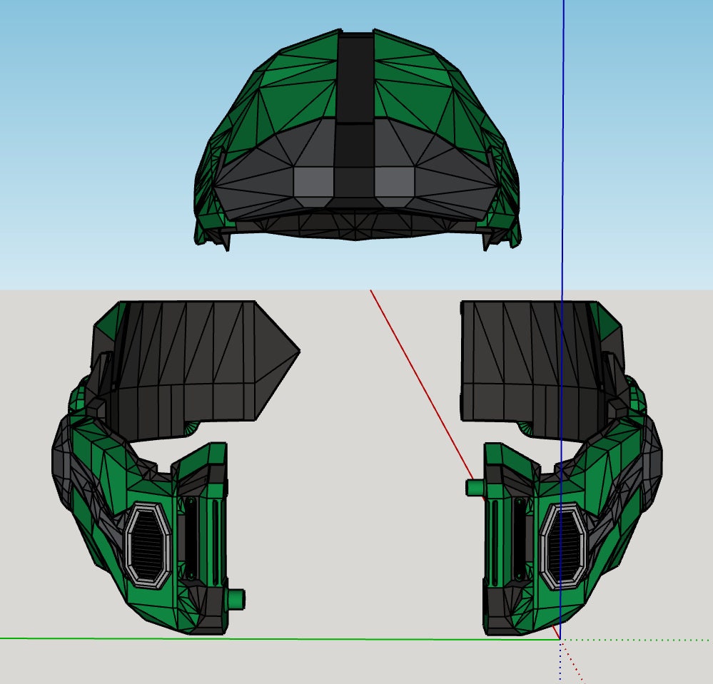 Fred 104 Halo Helmet Model - Etsy