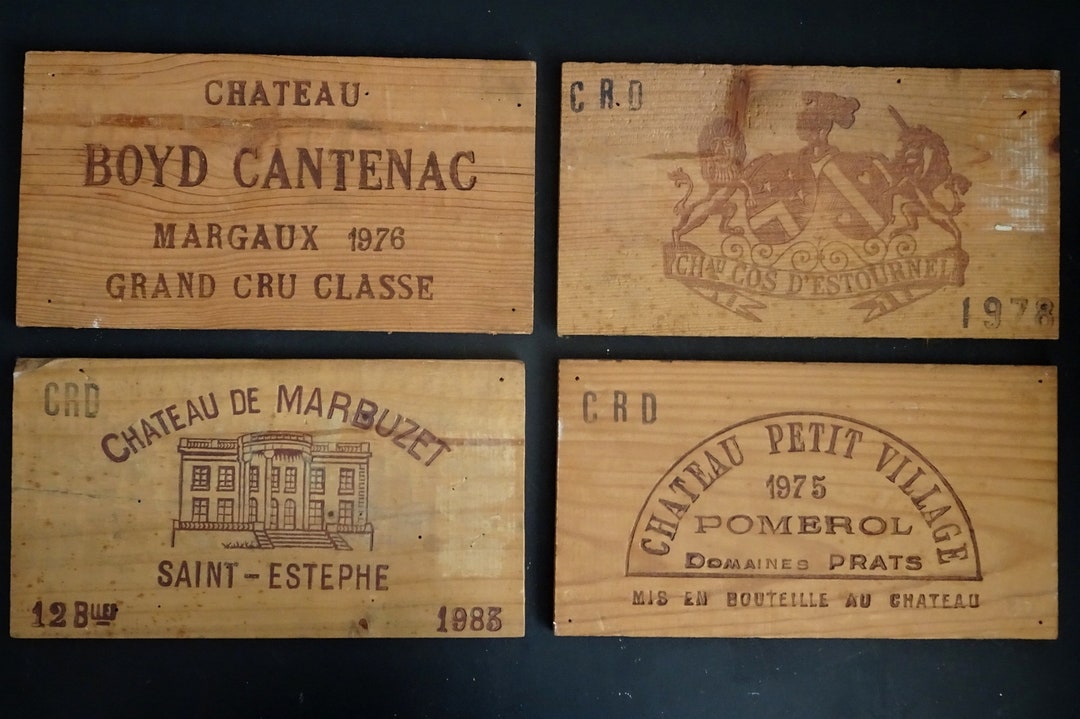 Genuine French Vintage Wine Crate Panels - Etsy