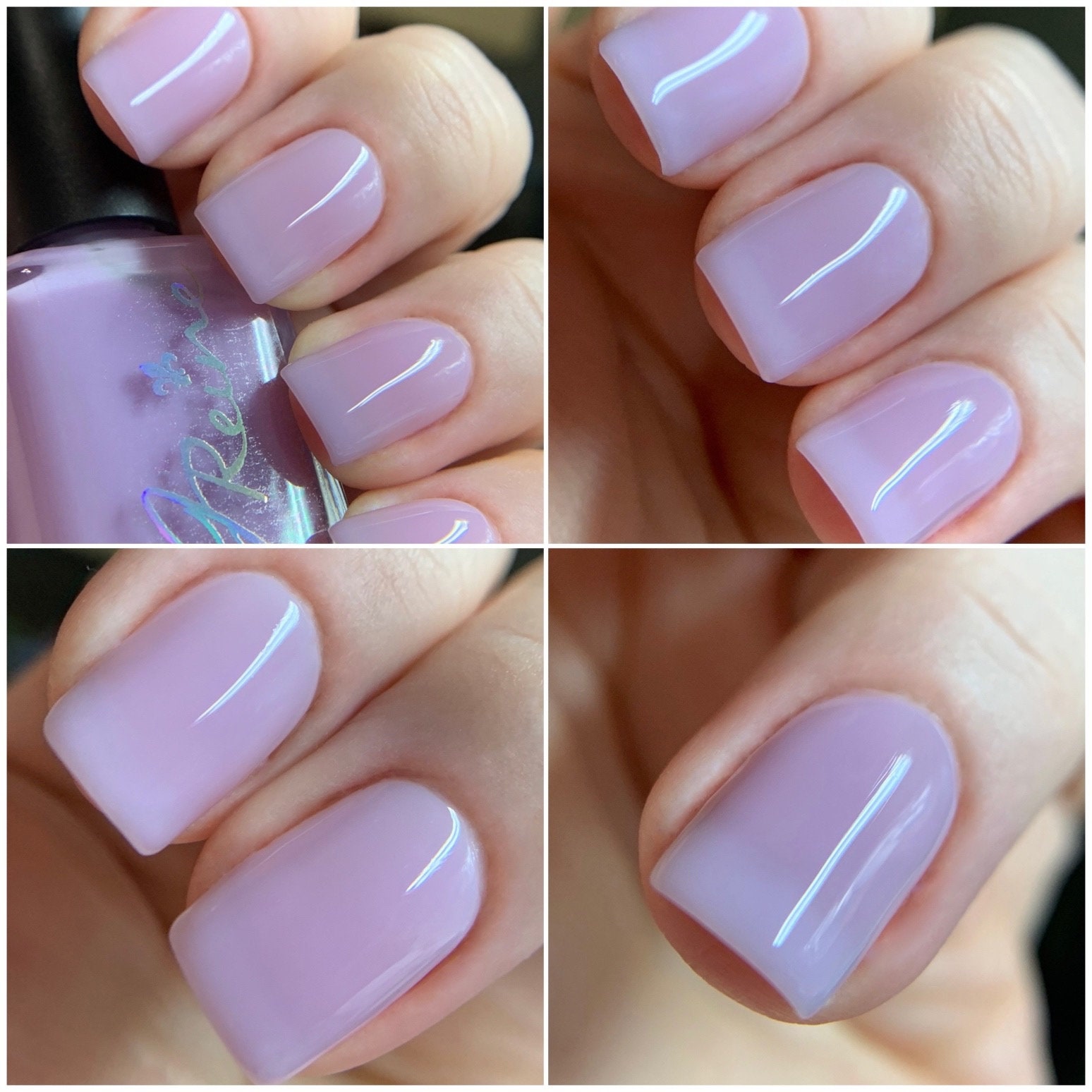 Undeniable Lilac Purple Sheer Jelly Nail Polish Vegan Just - Etsy