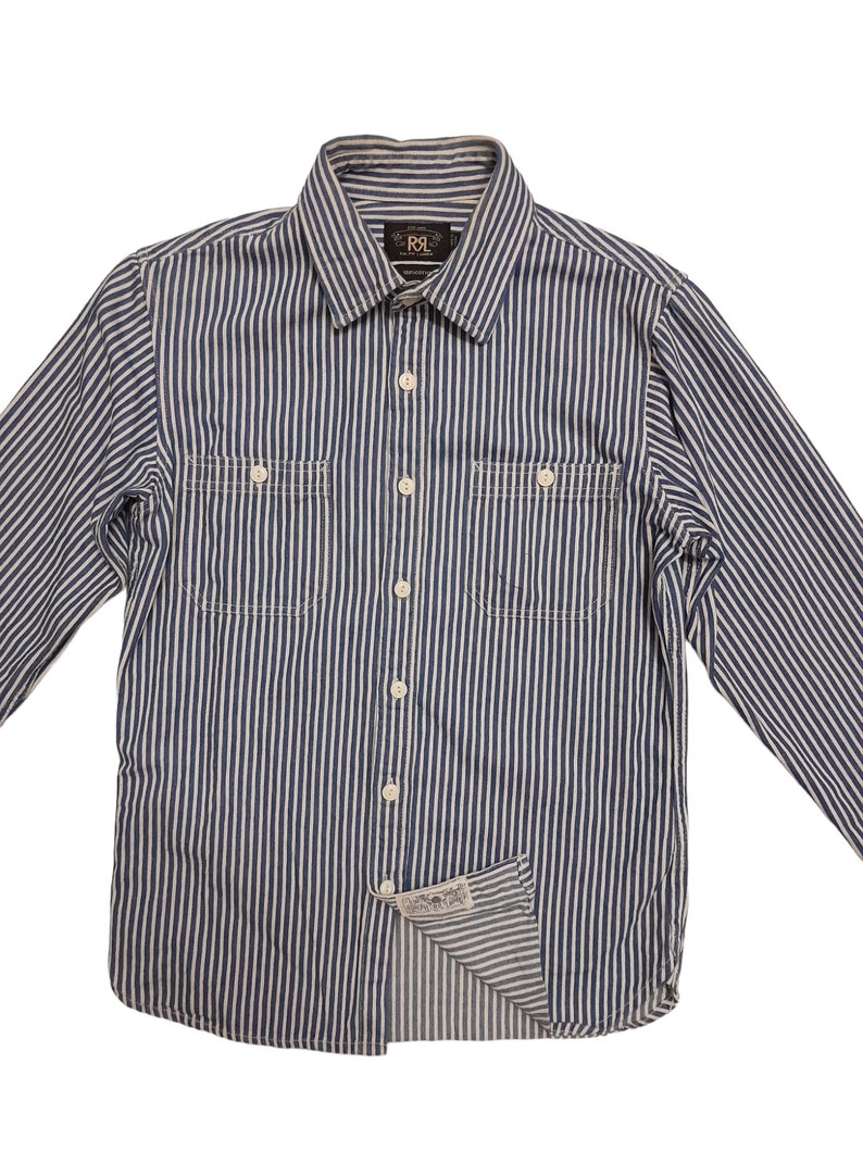 RRL Polo Ralph Lauren Double RL Hickory Shirt E828 - Etsy