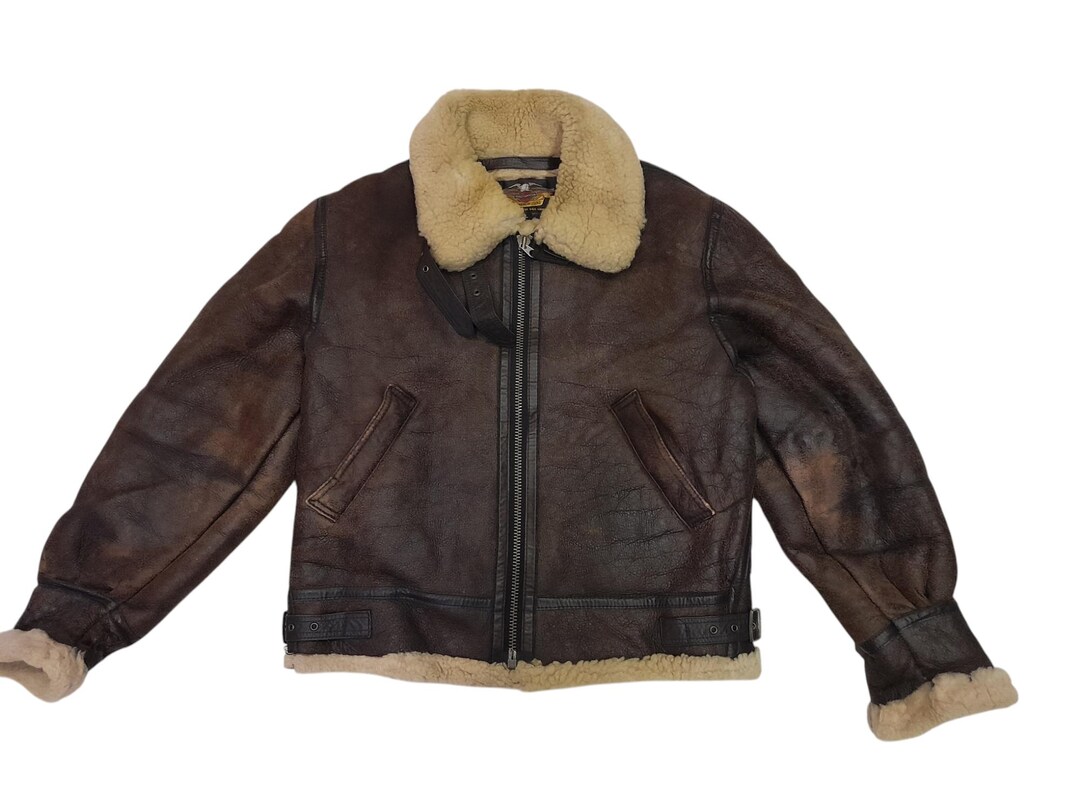 90s Harley Davidson B3 Jacket Leather (F559) - Etsy