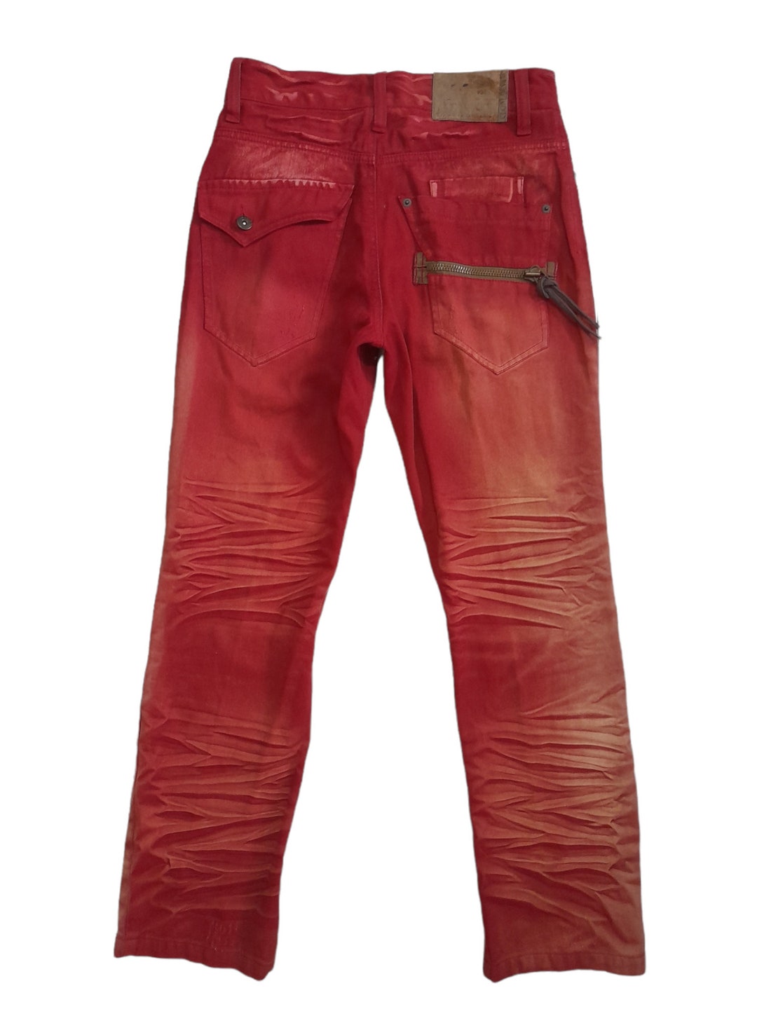 Clone Devgru Red Distressed Denim Punk E124 - Etsy