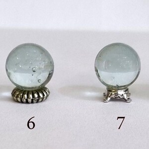 Dollhouse Crystal Ball on Stand. Witch, Wizard, Fairy. 12th Scale ...