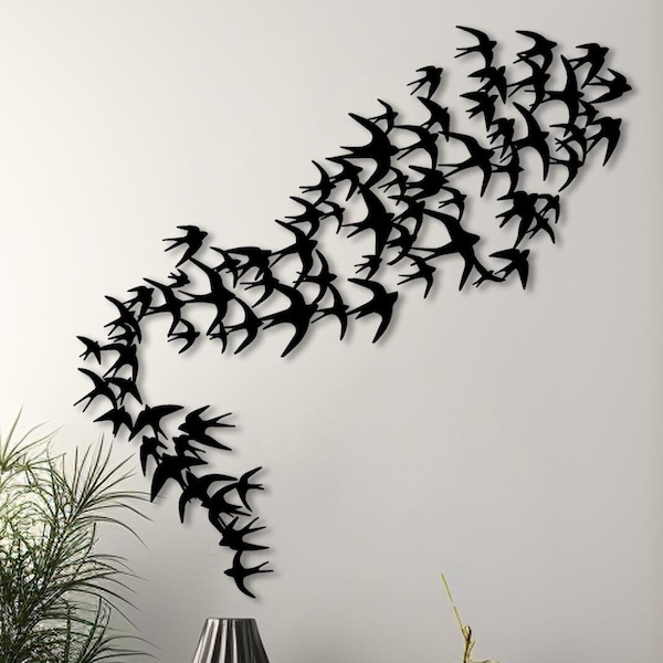 Birds Metal Art - Etsy