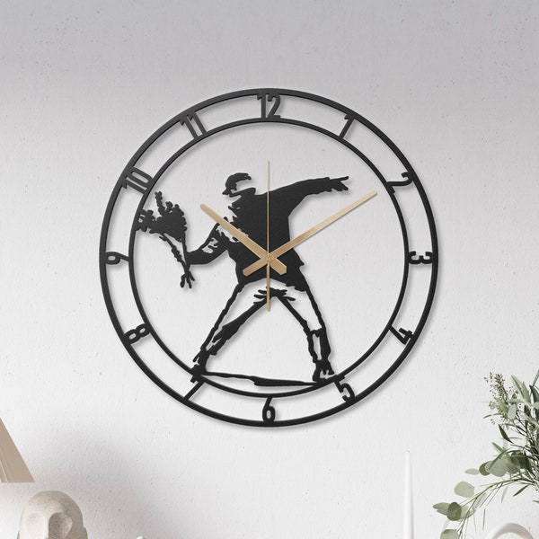 Pop Art Wall Clock - Etsy