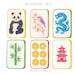 Mahjong Set Tiles Digital Clipart PNG Clipart Doodles - Etsy