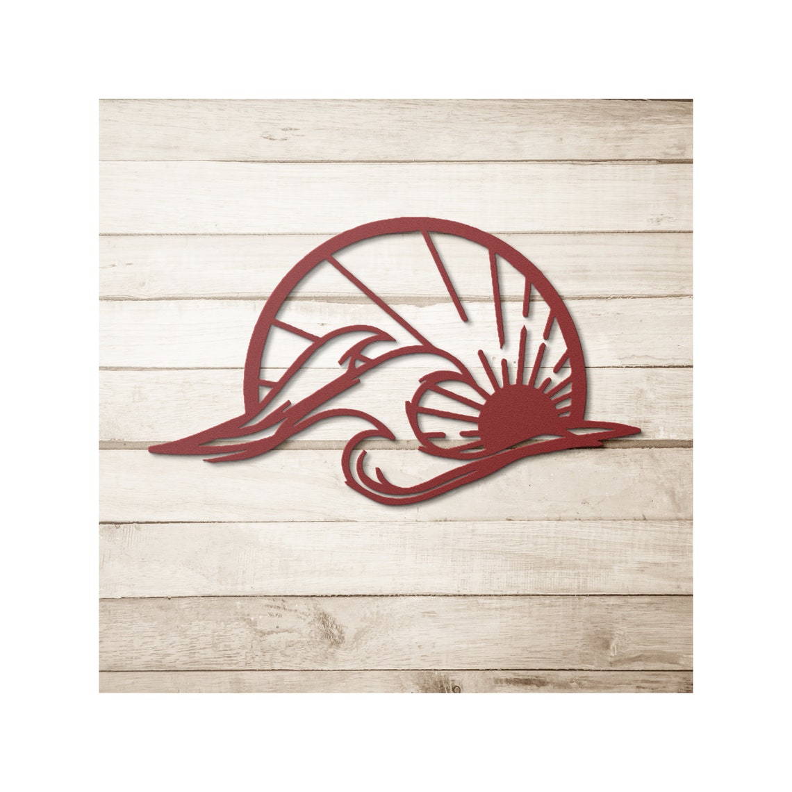 Sun & Waves Metal Wall Art - Etsy
