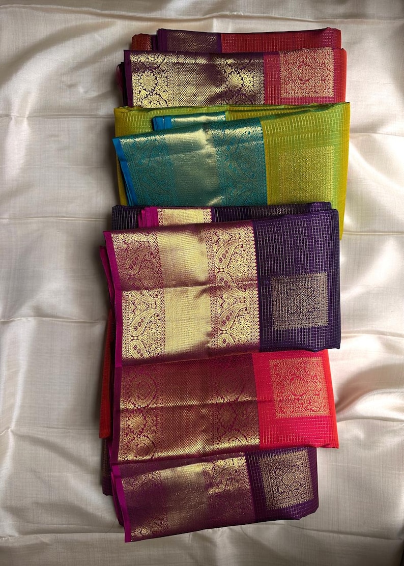 Varamahalakshmi New Arrivals Pure Handloom Kanchipuram Silk Sarees - Etsy