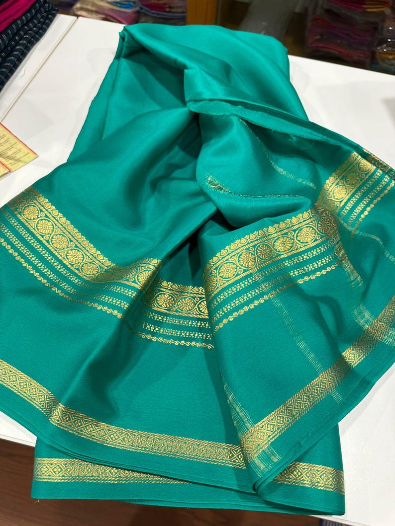 Pure Mysore Silk Sarees Bentex Pattern - Etsy