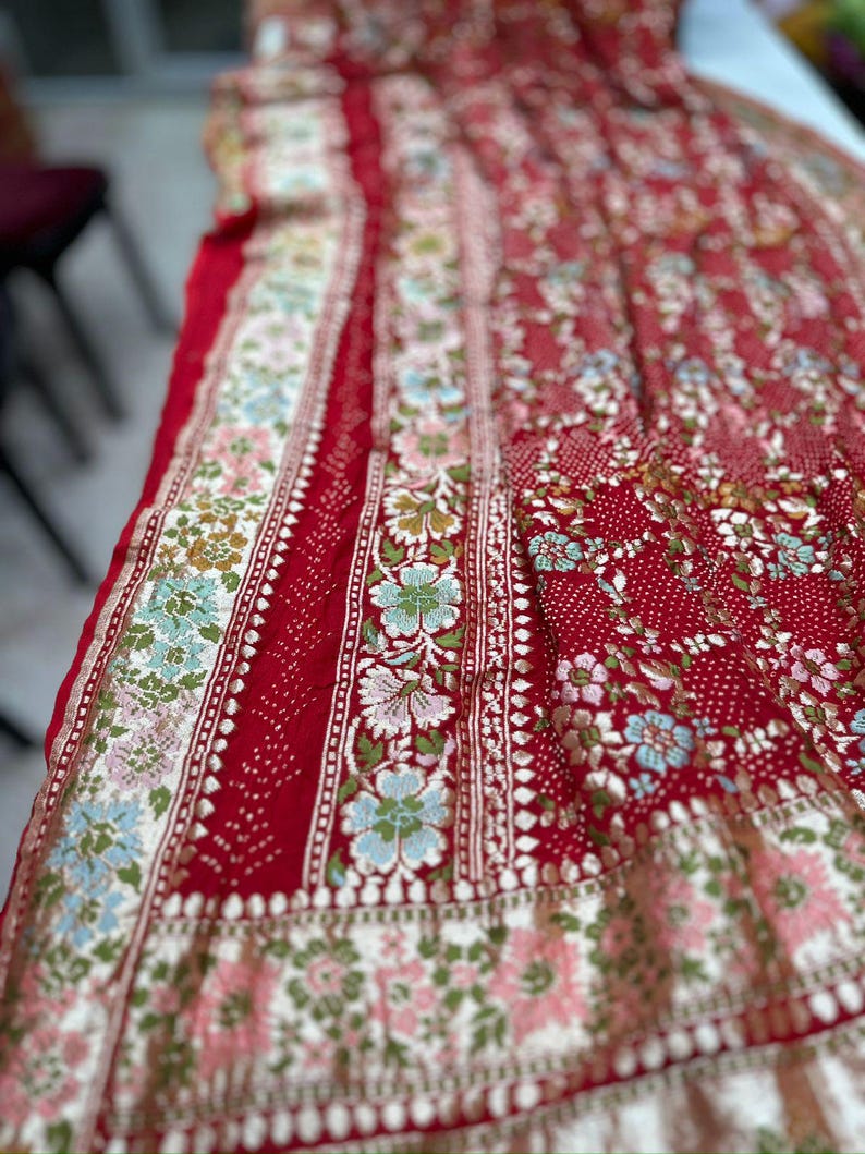 Exclusive Handloom Weaving Gharchola Special Saree Paithani Handloom ...