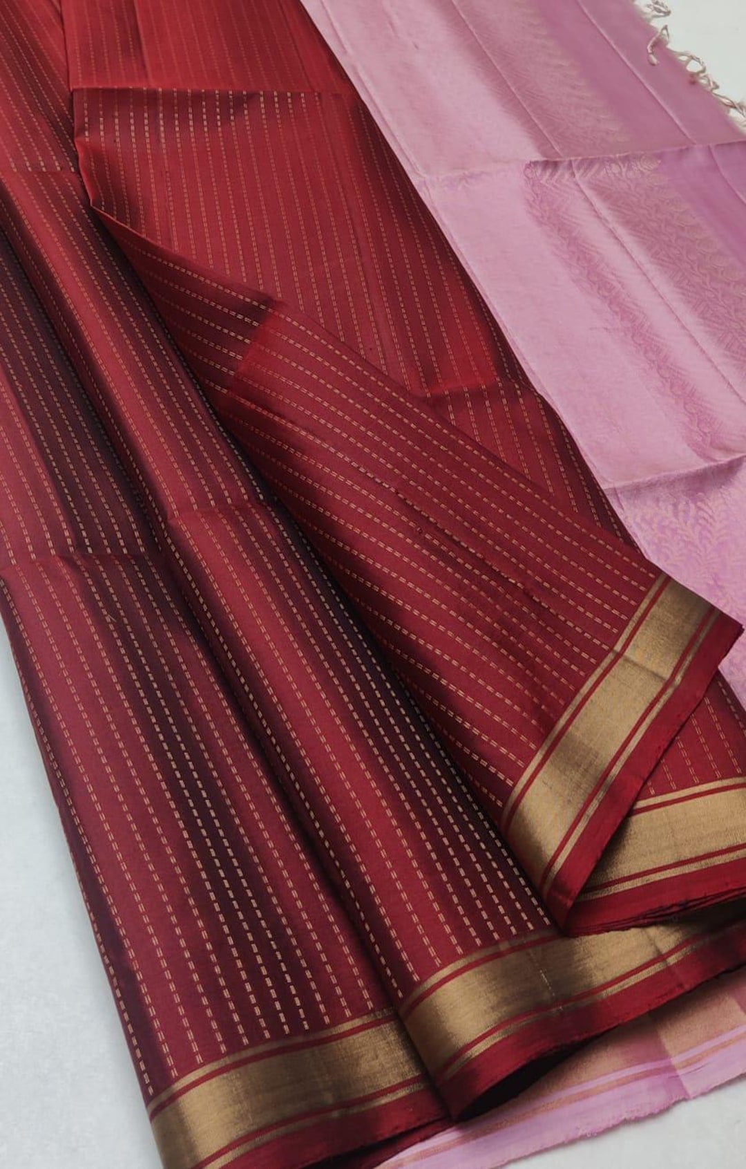 Pure Handloom Double Warp Soft Silk Saree Fancy Saree - Etsy