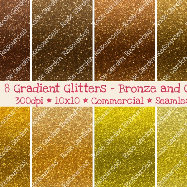 Bronze Glitter - Etsy