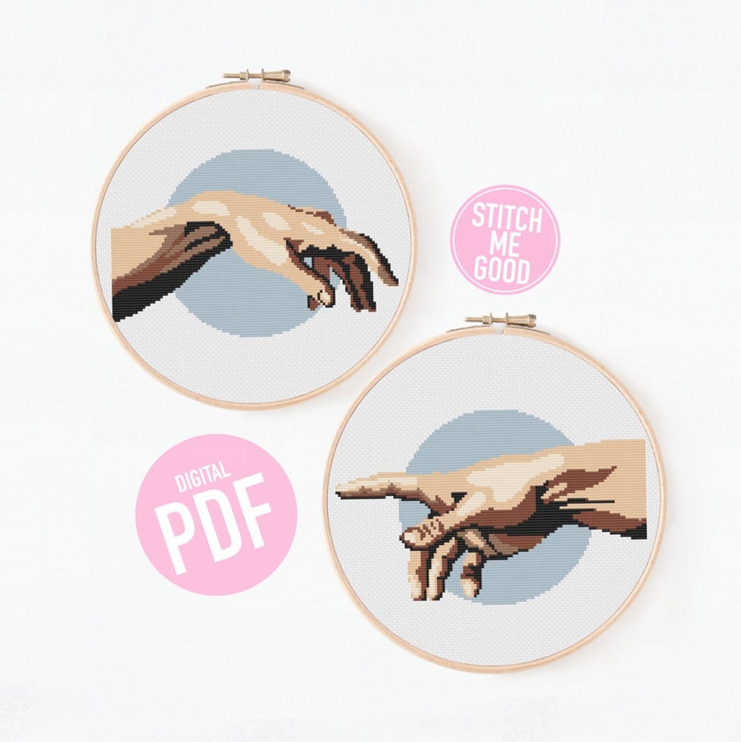 Creation of Adam Cross Set Stitch Pattern | Two Patterns | Renaissance ...