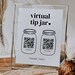 Virtual Tip Jar Sign, Canva Template, QR Code Sign, Small Business Sign ...