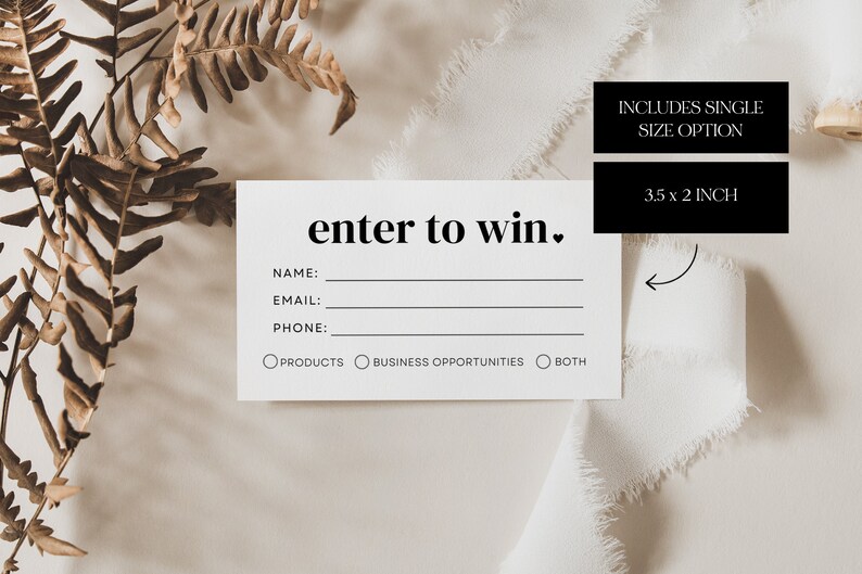 Raffle Tickets Vorlage, Canva Vorlage, Minimal Raffle Ticket, DIY ...